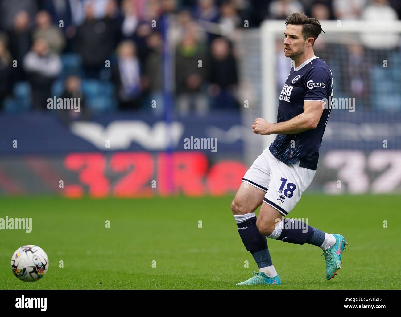 LONDON, ENGLAND - FEBRUARY 17: Ryan Leonard of Millwall during the Sky ...