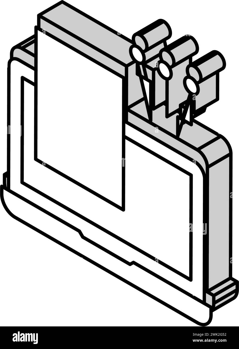 job working steps and tasks isometric icon vector illustration Stock ...