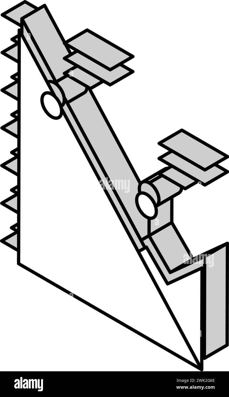 analyzing documents isometric icon vector illustration Stock Vector ...