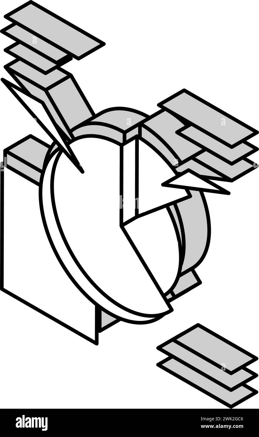 round infographic isometric icon vector illustration Stock Vector Image ...