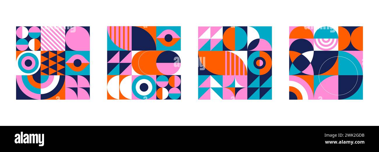 Colorful Abstract Geometric Background. Modern colorful concept design ...