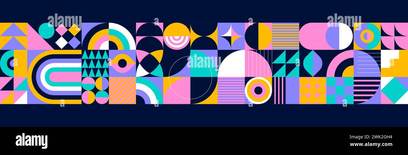 Colorful Abstract Geometric Background. Modern colorful concept design ...