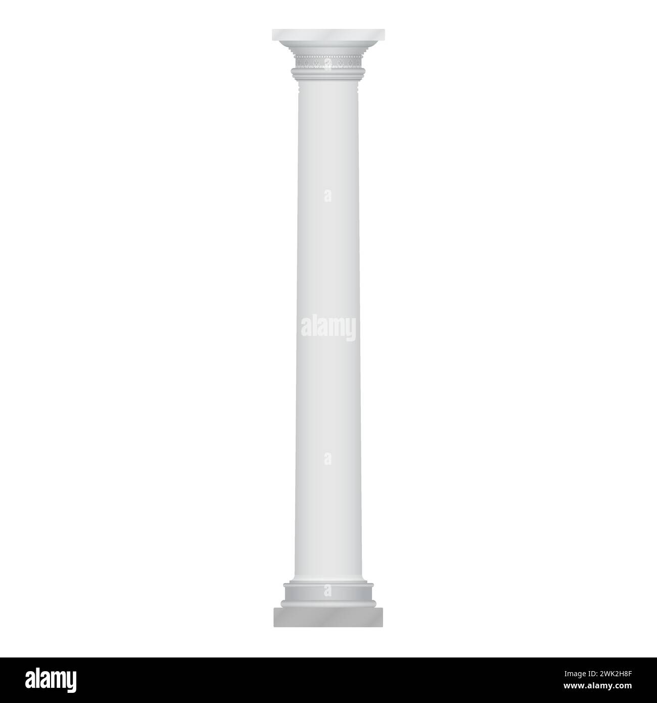 3D white pillar, vintage ancient column of royal castle, government ... 3D white pillar, vintage ancient column of royal castle, government ...