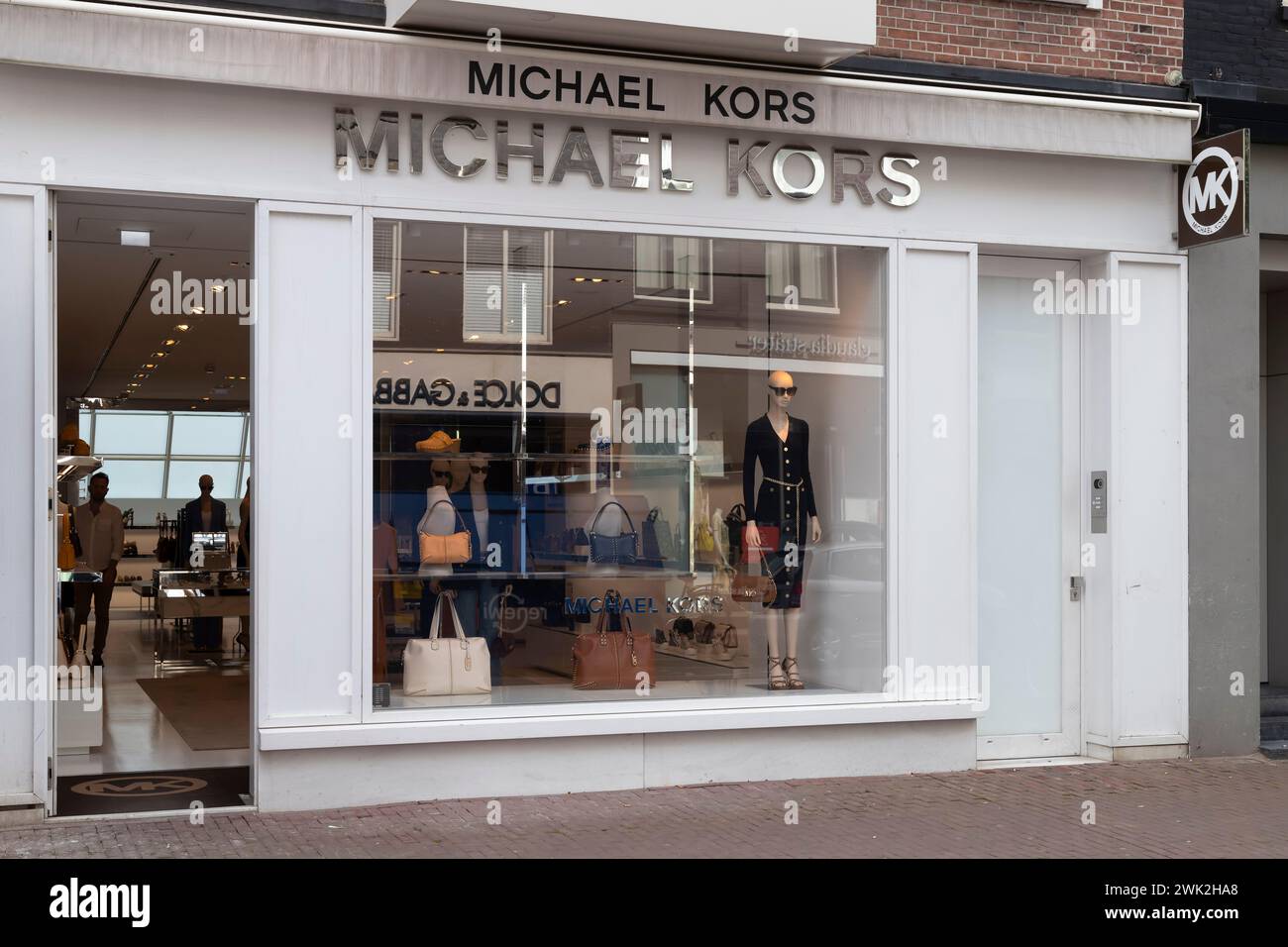 Luxury clothing store Michael Kors in the P.C.Hooftstraat, the most ...