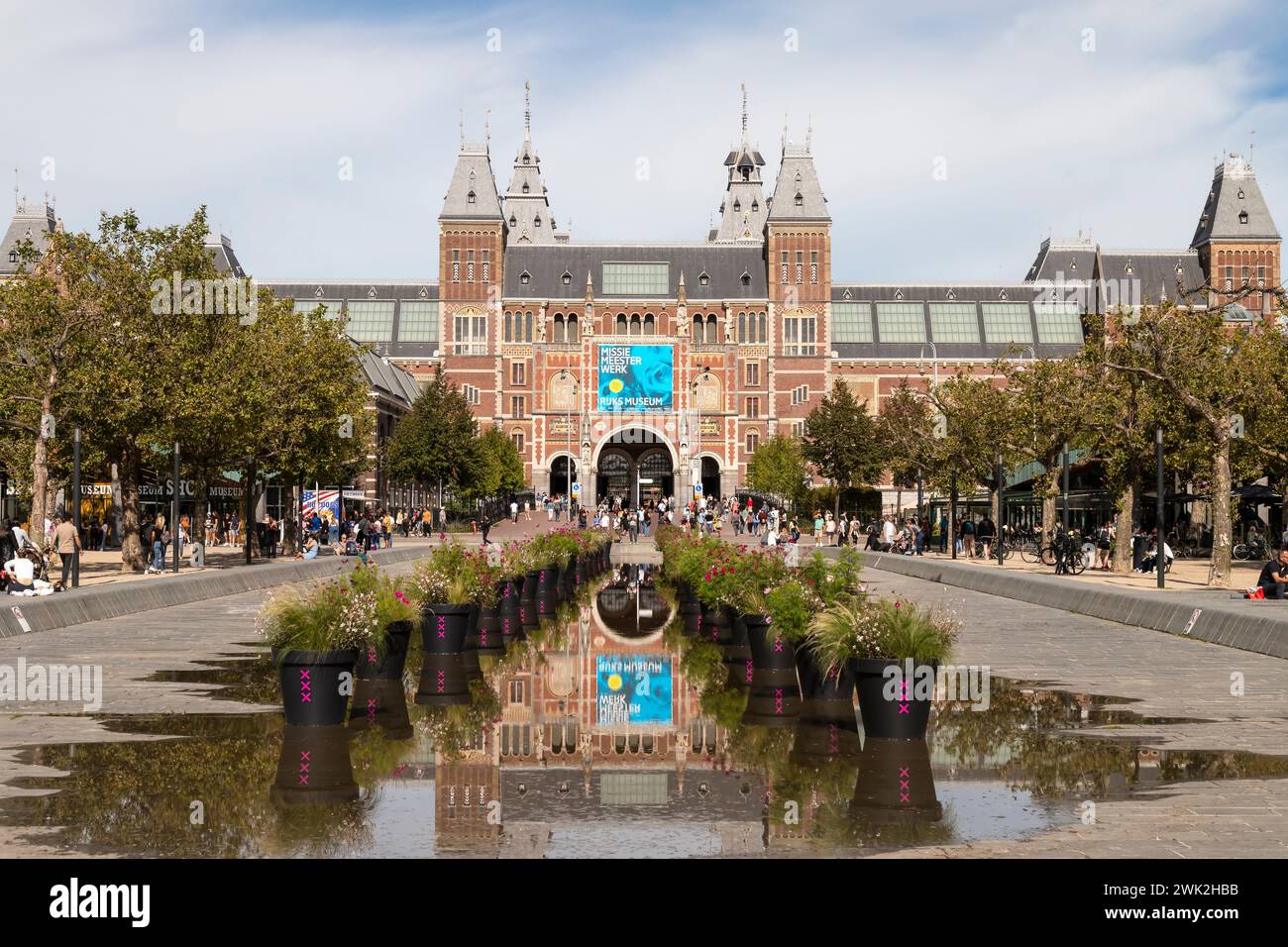 Rijksmuseum - National state museum in the center of Amsterdam Stock ...