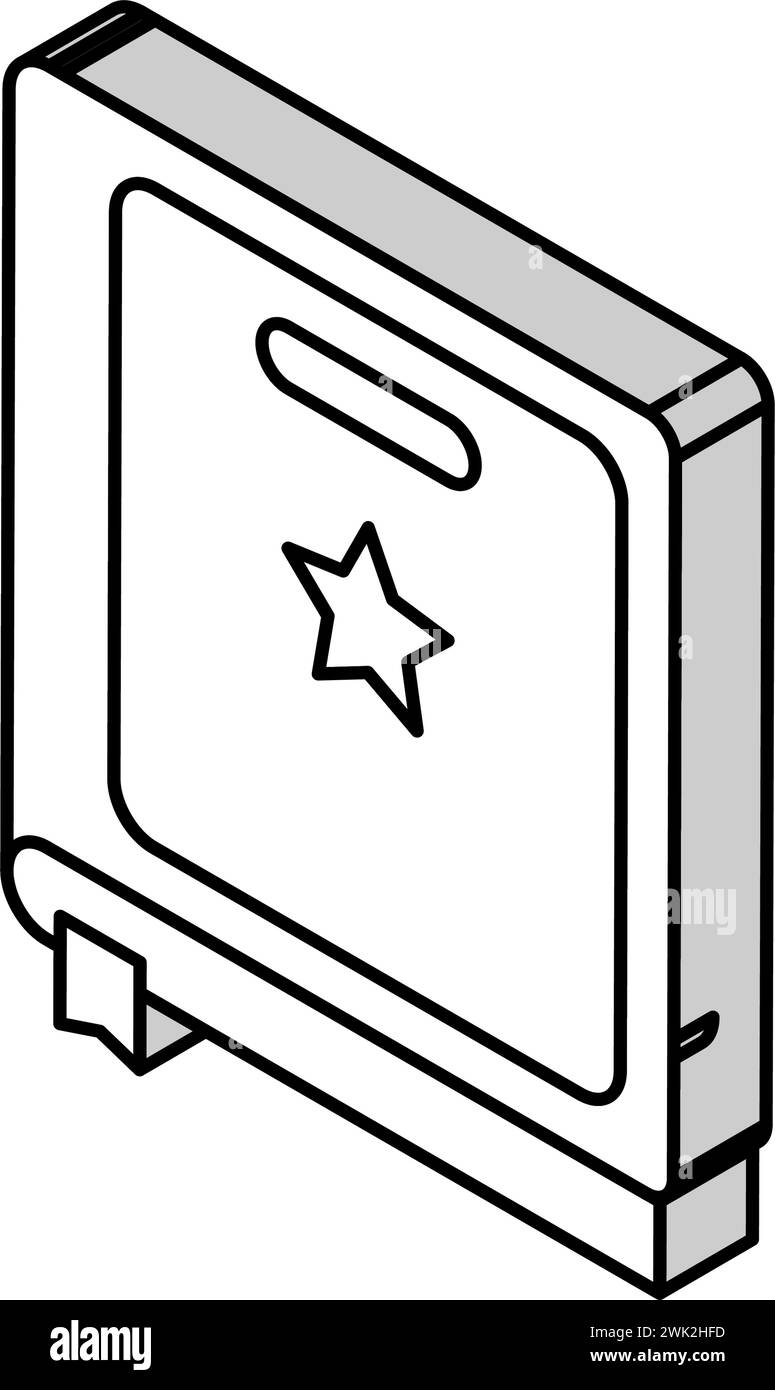 fairy tale genre isometric icon vector illustration Stock Vector Image ...