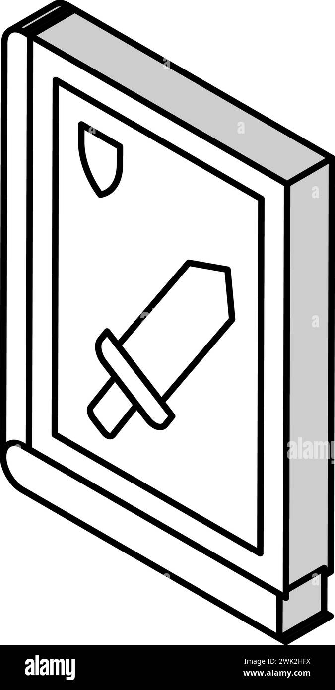 fantasy genre isometric icon vector illustration Stock Vector Image ...