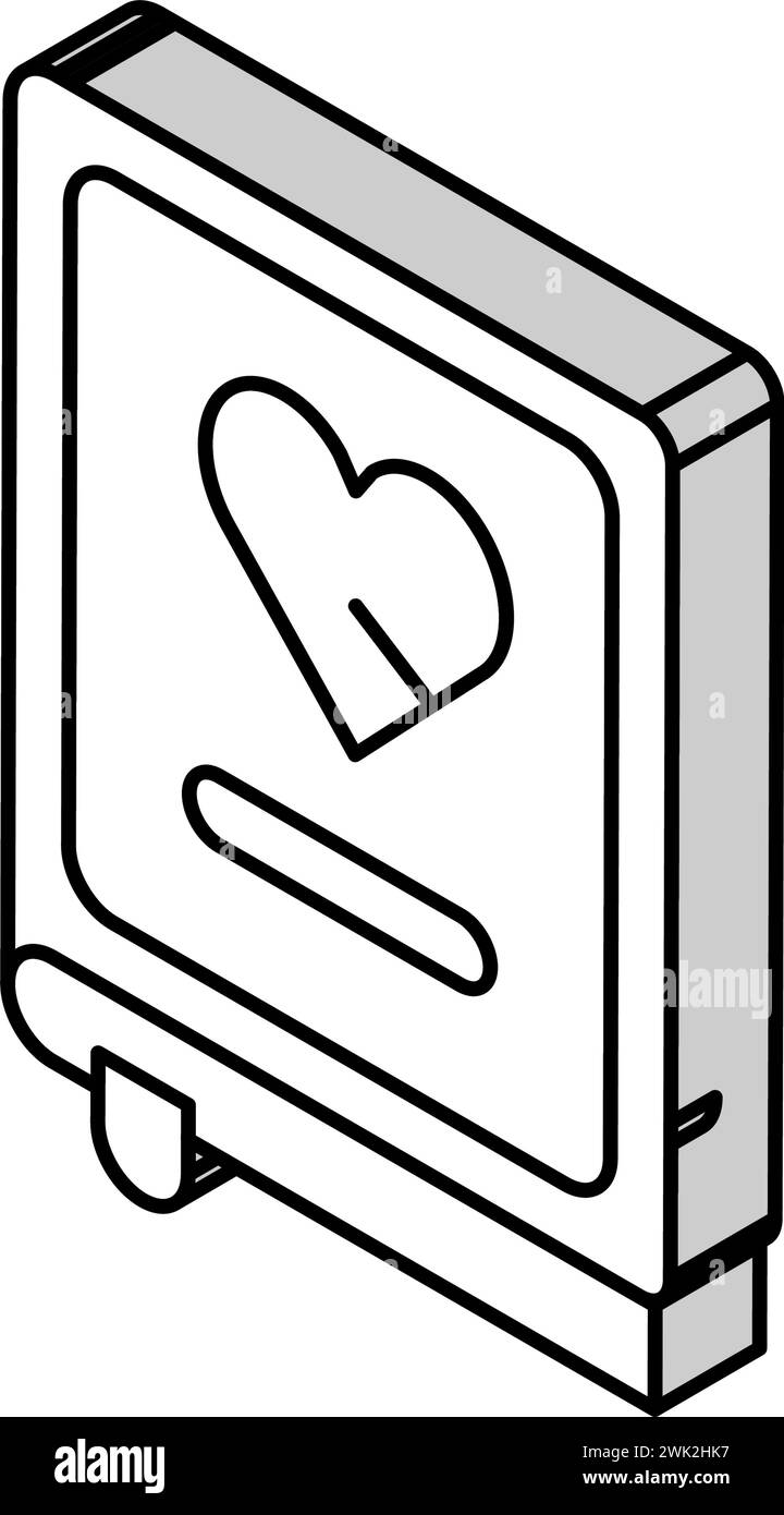 romance genre isometric icon vector illustration Stock Vector Image ...