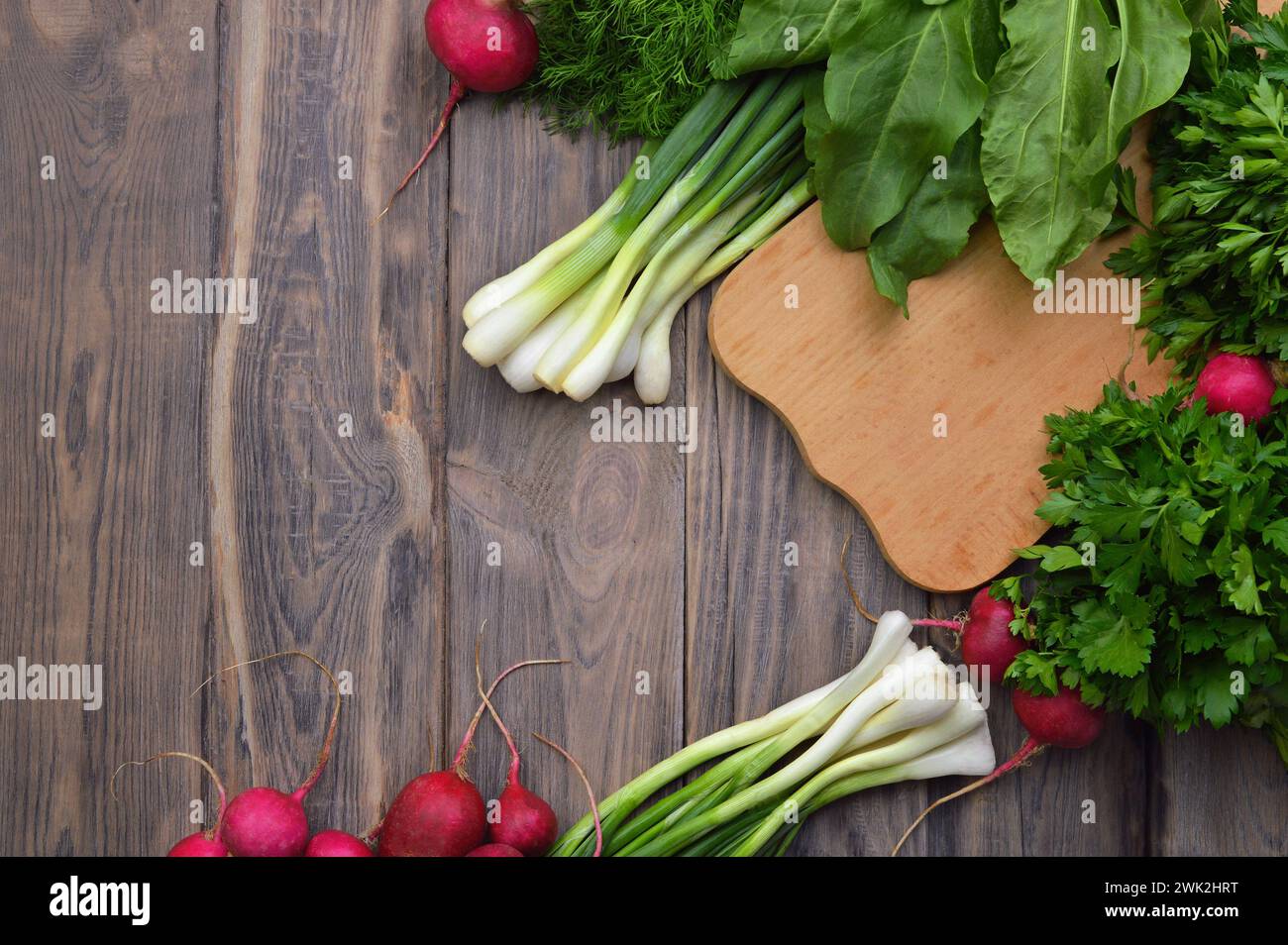 Helathy vegan food cooking background. Flat-lay of fresh tomatoes ...