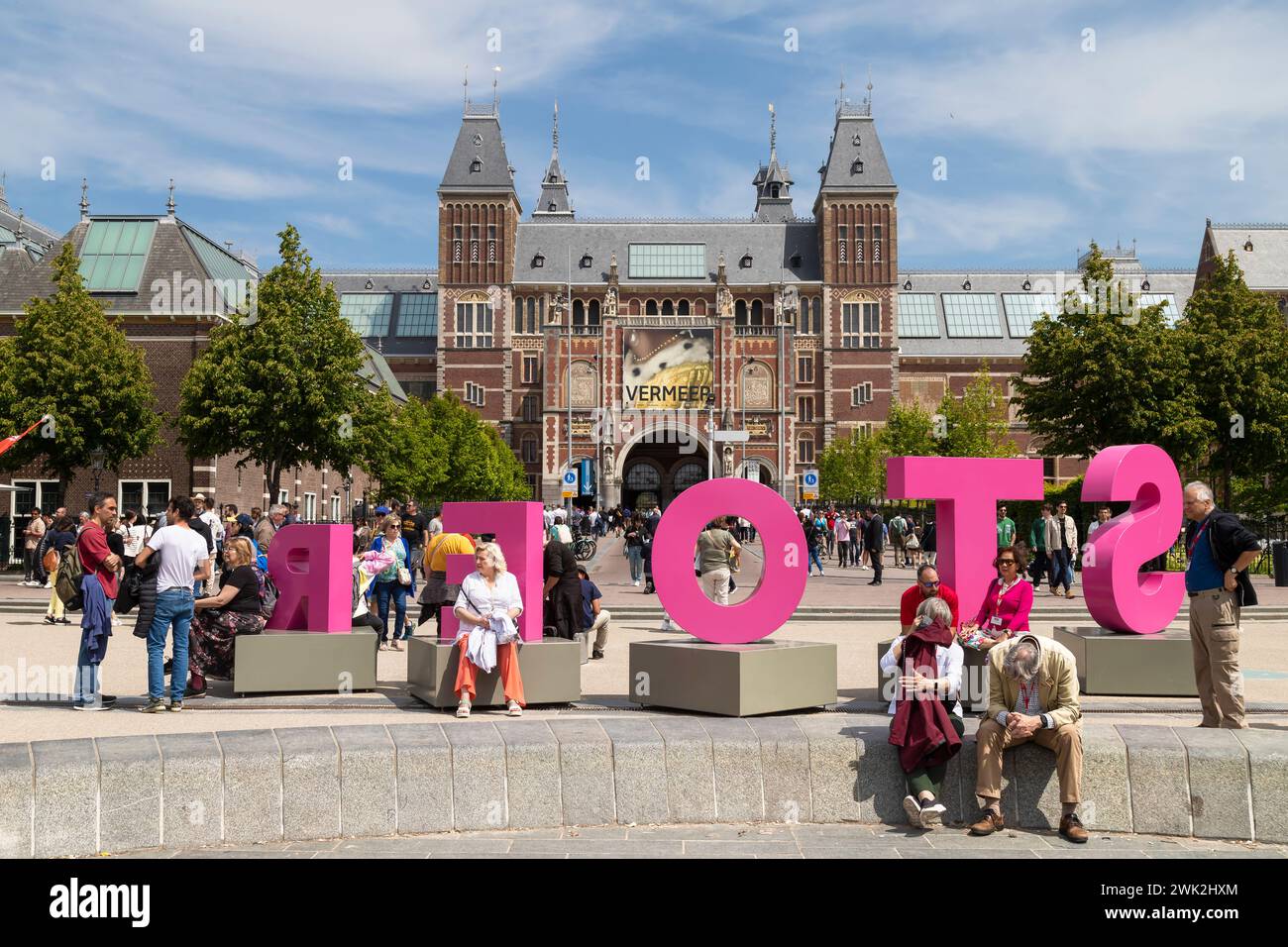 Rijksmuseum, the national museum of arts and history at the Museum ...