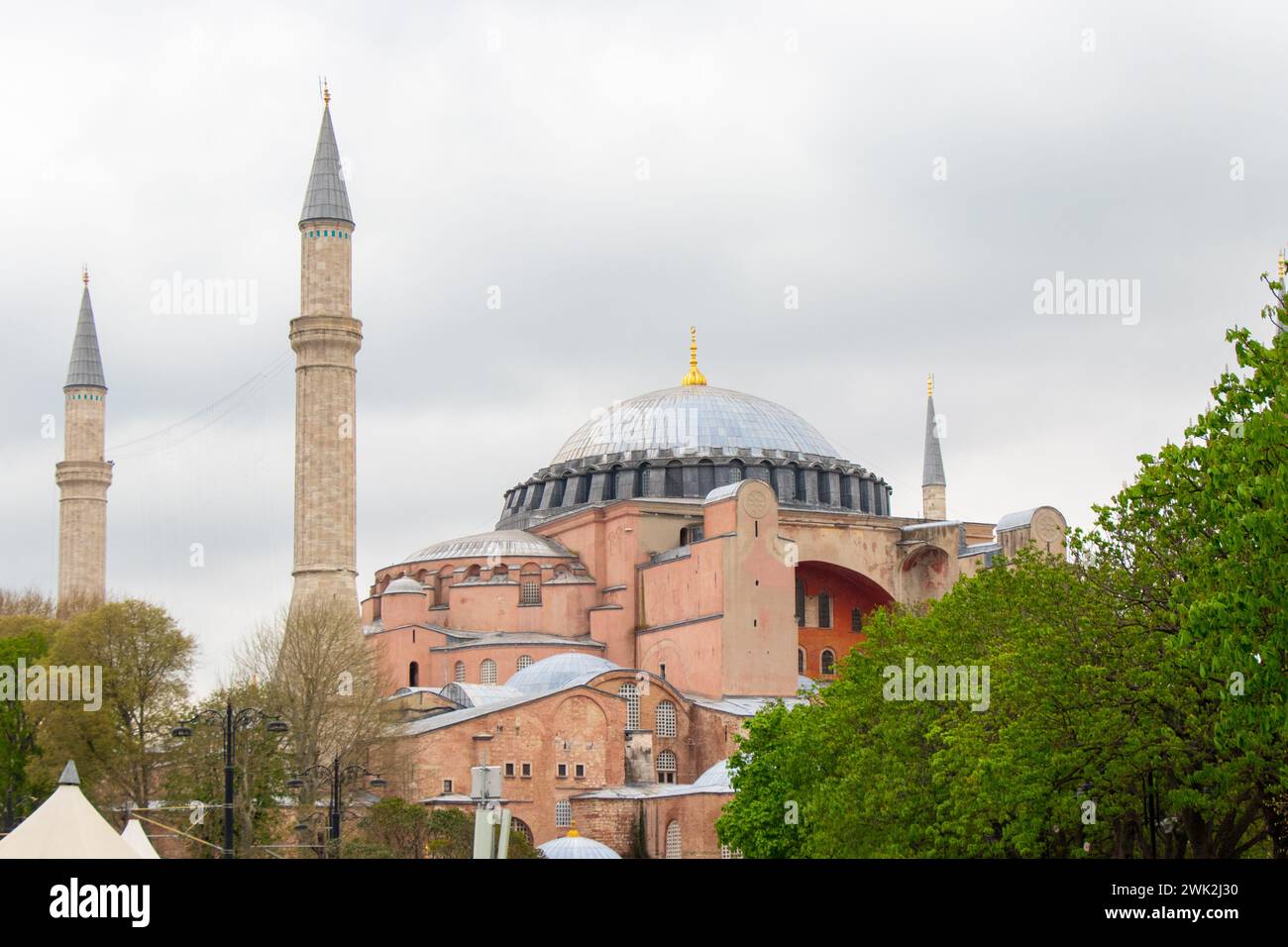 The Hagia Sophia Mosque in Istanbul - Turkey. Historical cultural ...