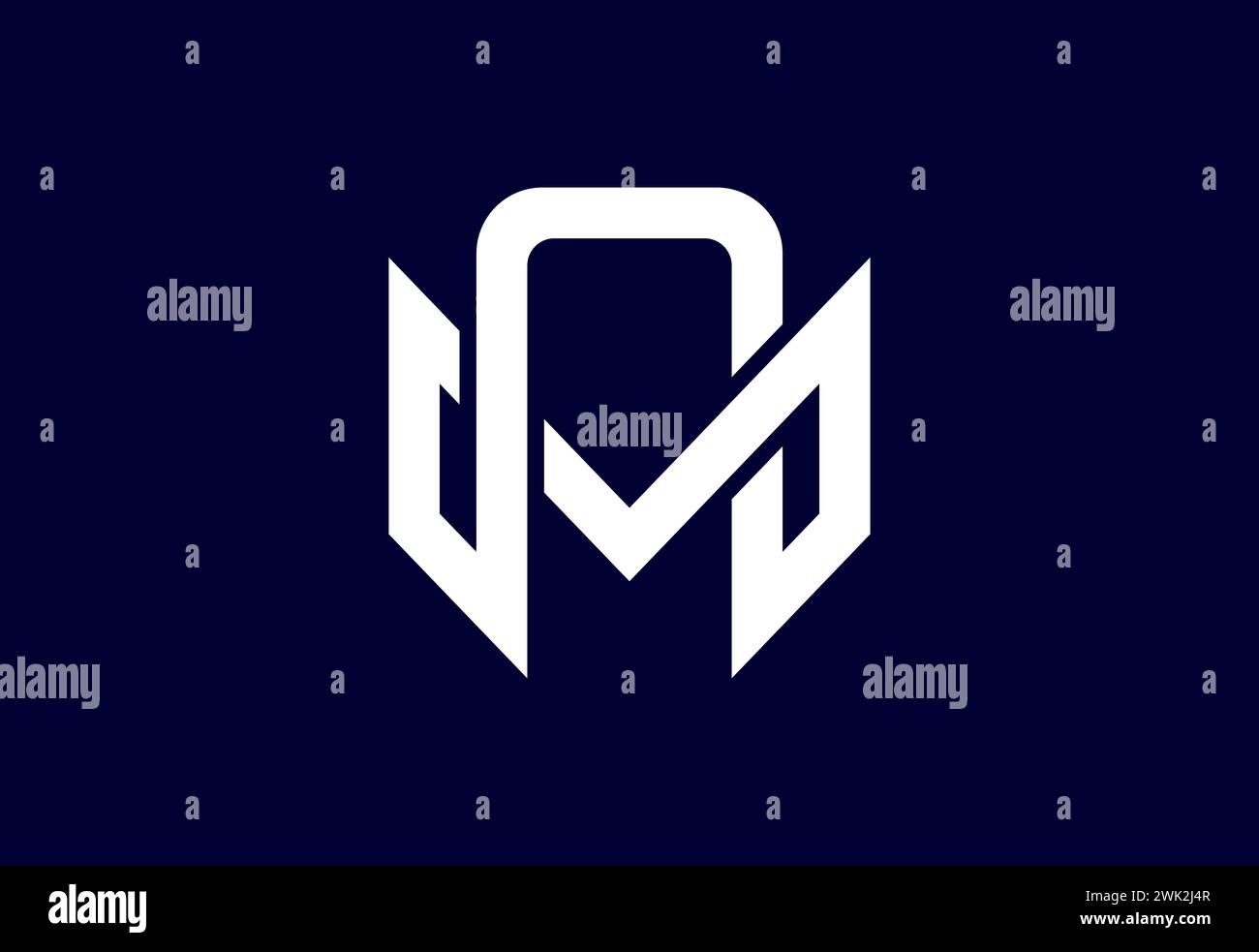 Initial Letter M A Logo Design Vector. Graphic Alphabet Symbol For ...