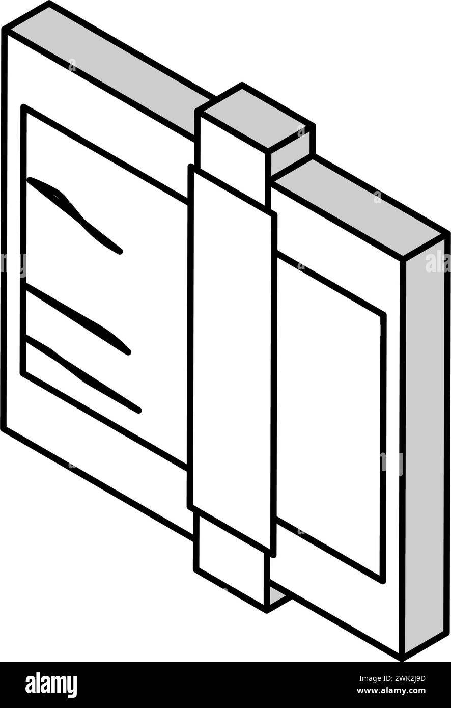 Wood grinding machine Stock Vector Images - Alamy