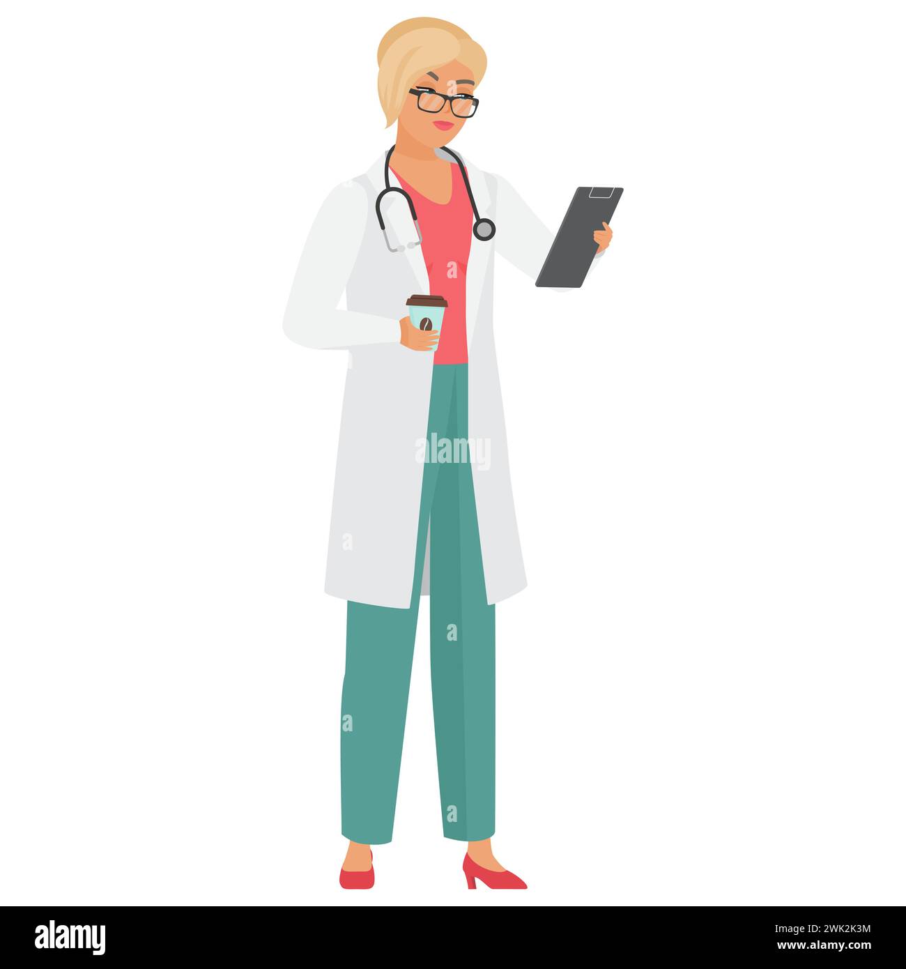 Hospital front desk Stock Vector Images - Alamy