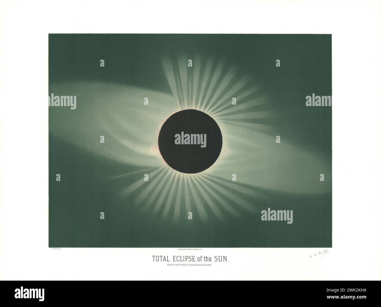 "Total Eclipse of the Sun" - Observed July 29, 1878, at Creston ...