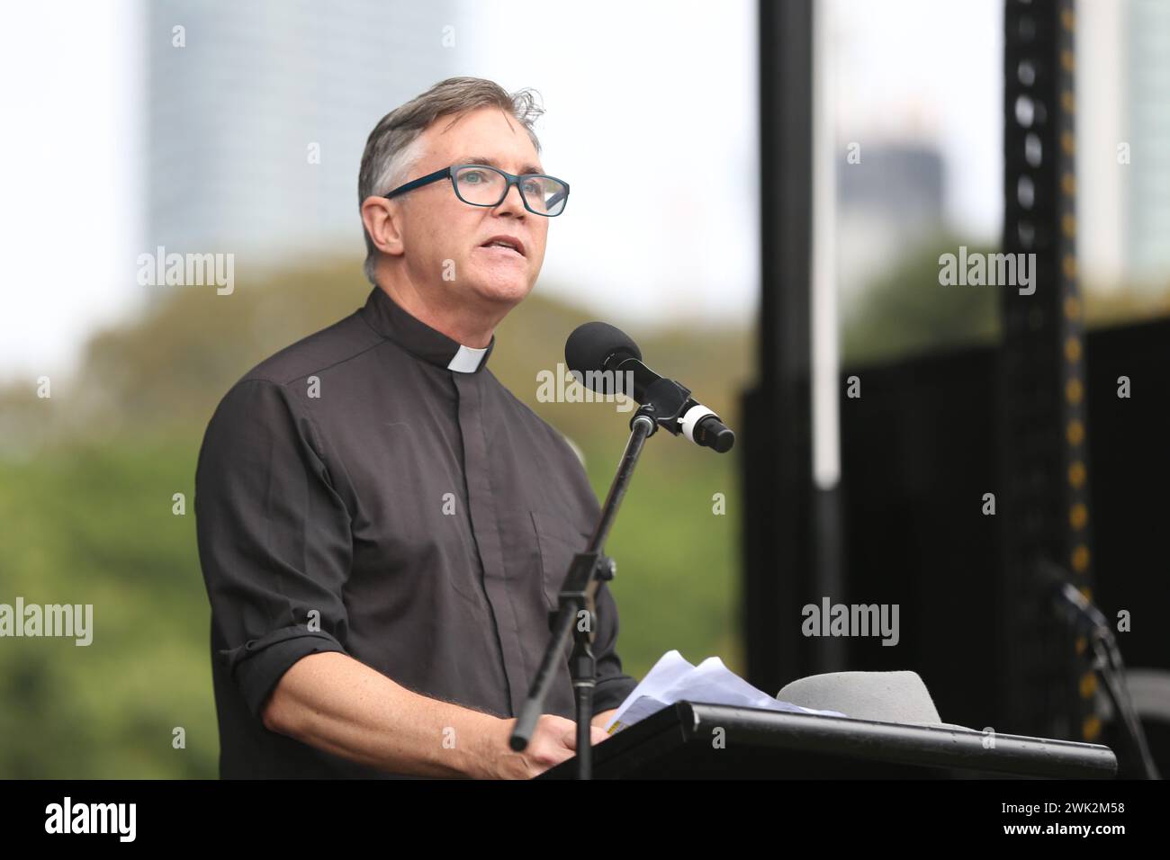 Sydney, Australia. 18th February 2024. ‘Australians united against antisemitism’ hold rally in ...