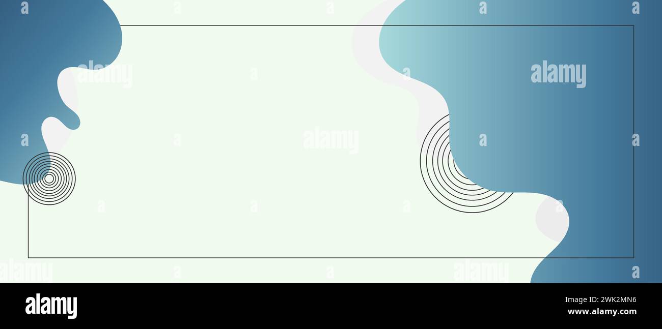 Abstract fluid shape wave background with line art. poster design ...