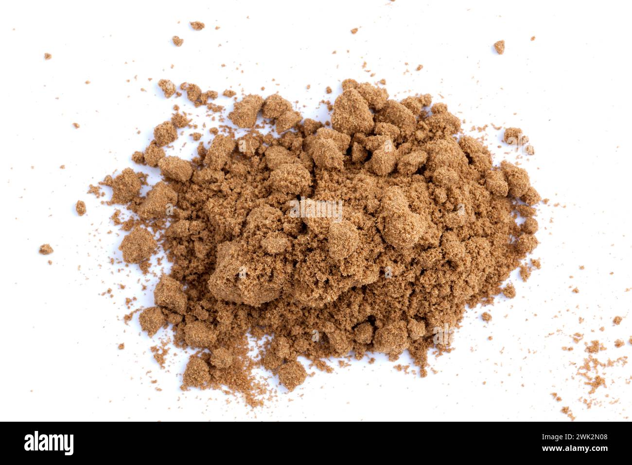 Pile of Ground Cumin on a White Background Stock Photo - Alamy