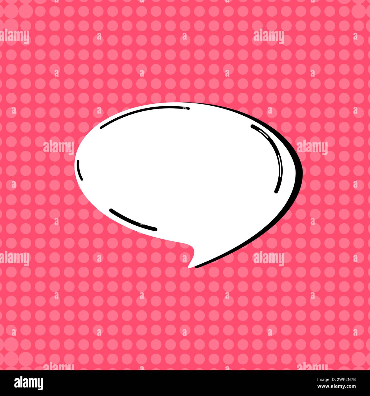 Blank bubble quote text template. Pop art comic icon speech design ...