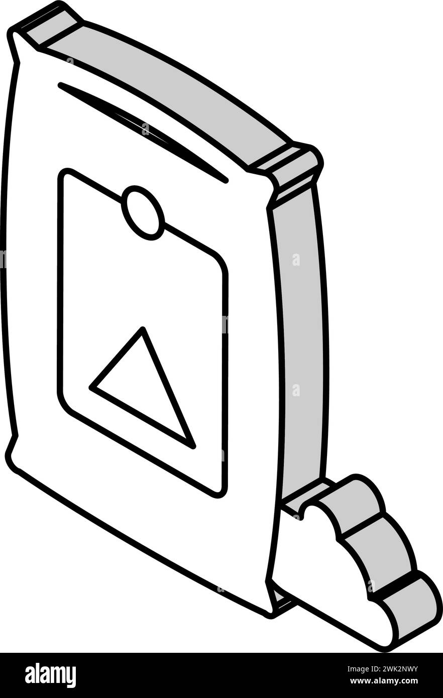 cement bag isometric icon vector illustration Stock Vector Image & Art ...