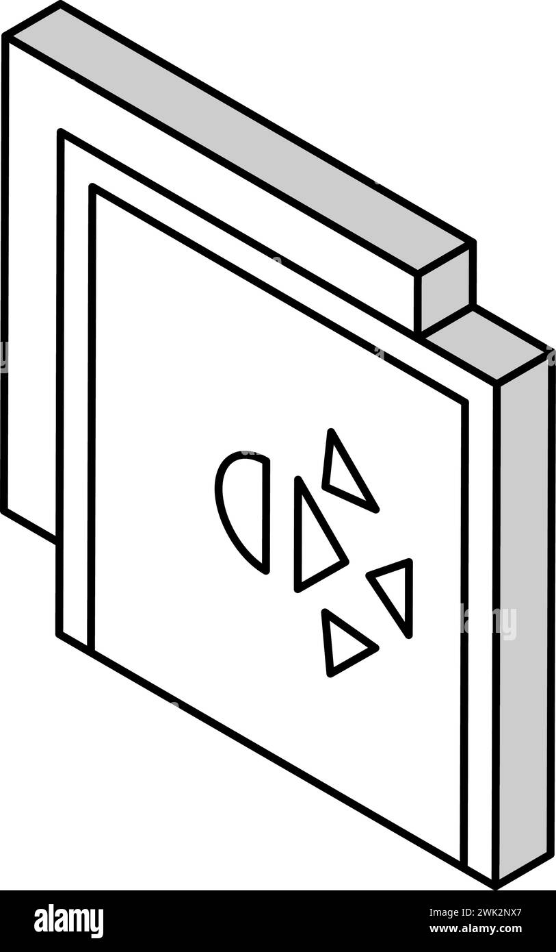 summer and winter insulation layer isometric icon vector illustration ...