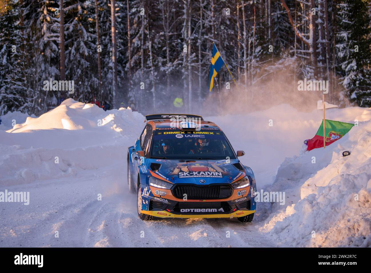 Umea, Sweden. 18th Feb, 2024. They Face Third Day Of The Race, Compete ...