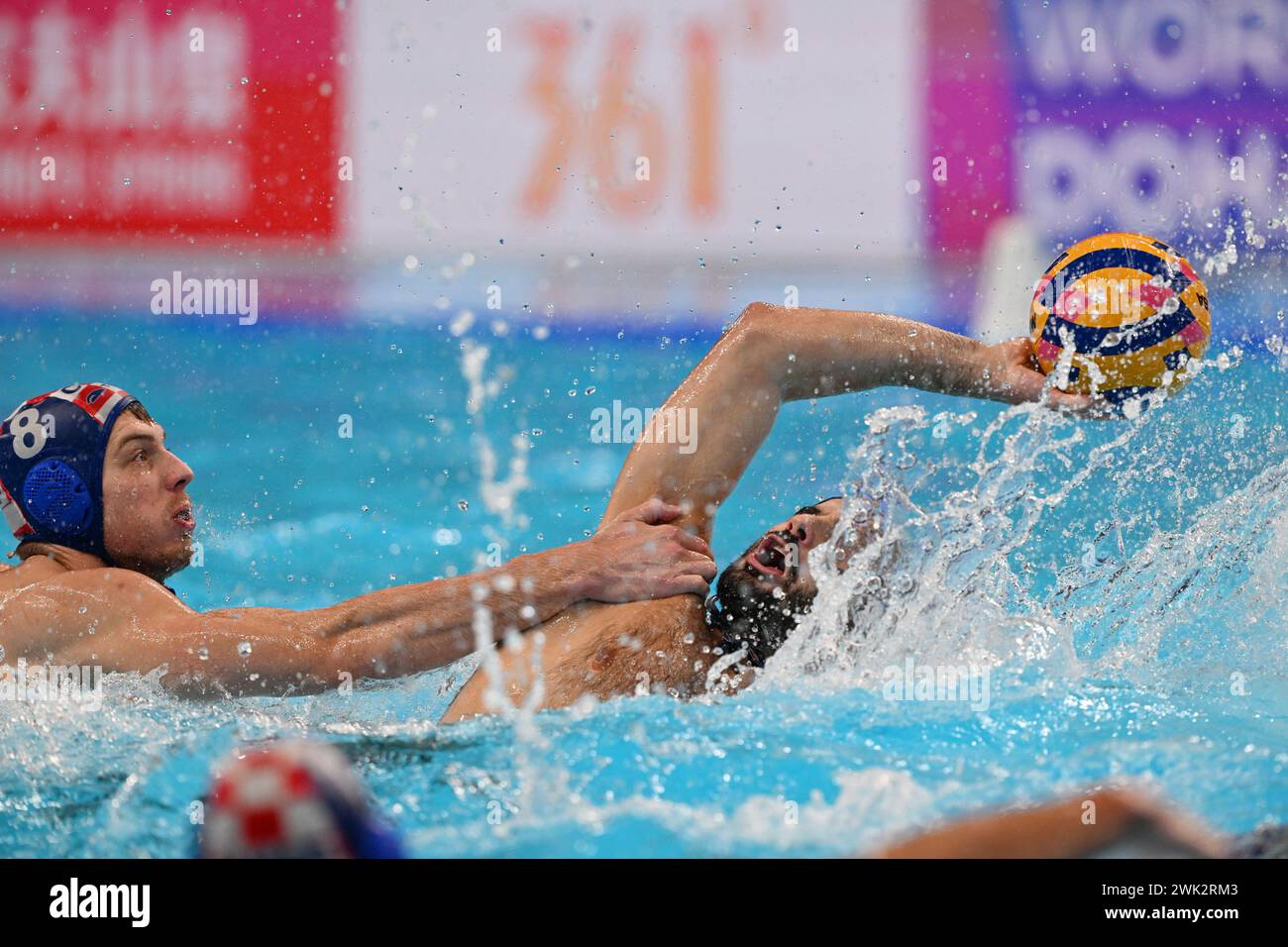 Doha, Qat. 17th Feb, 2024. di FULVIO Francesco during the match Italy ...