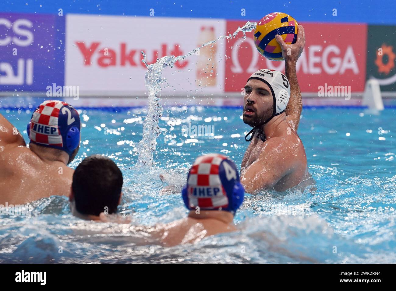 Doha, Qat. 17th Feb, 2024. FONDELLI Andrea during the match Italy ...