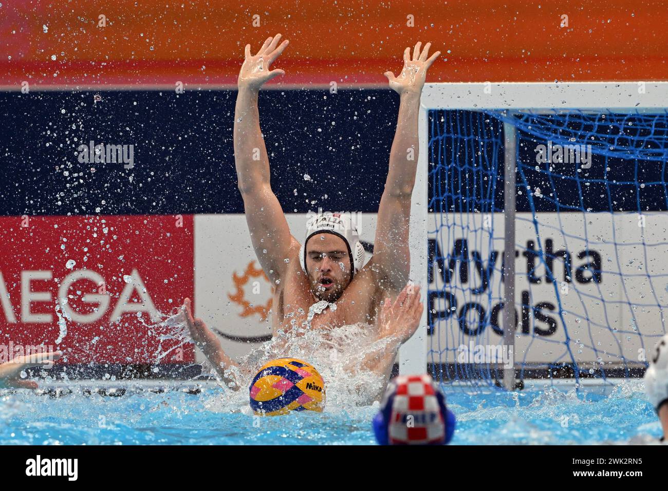Doha, Qat. 17th Feb, 2024. DAMONTE Luca during the match Italy-Croatia ...