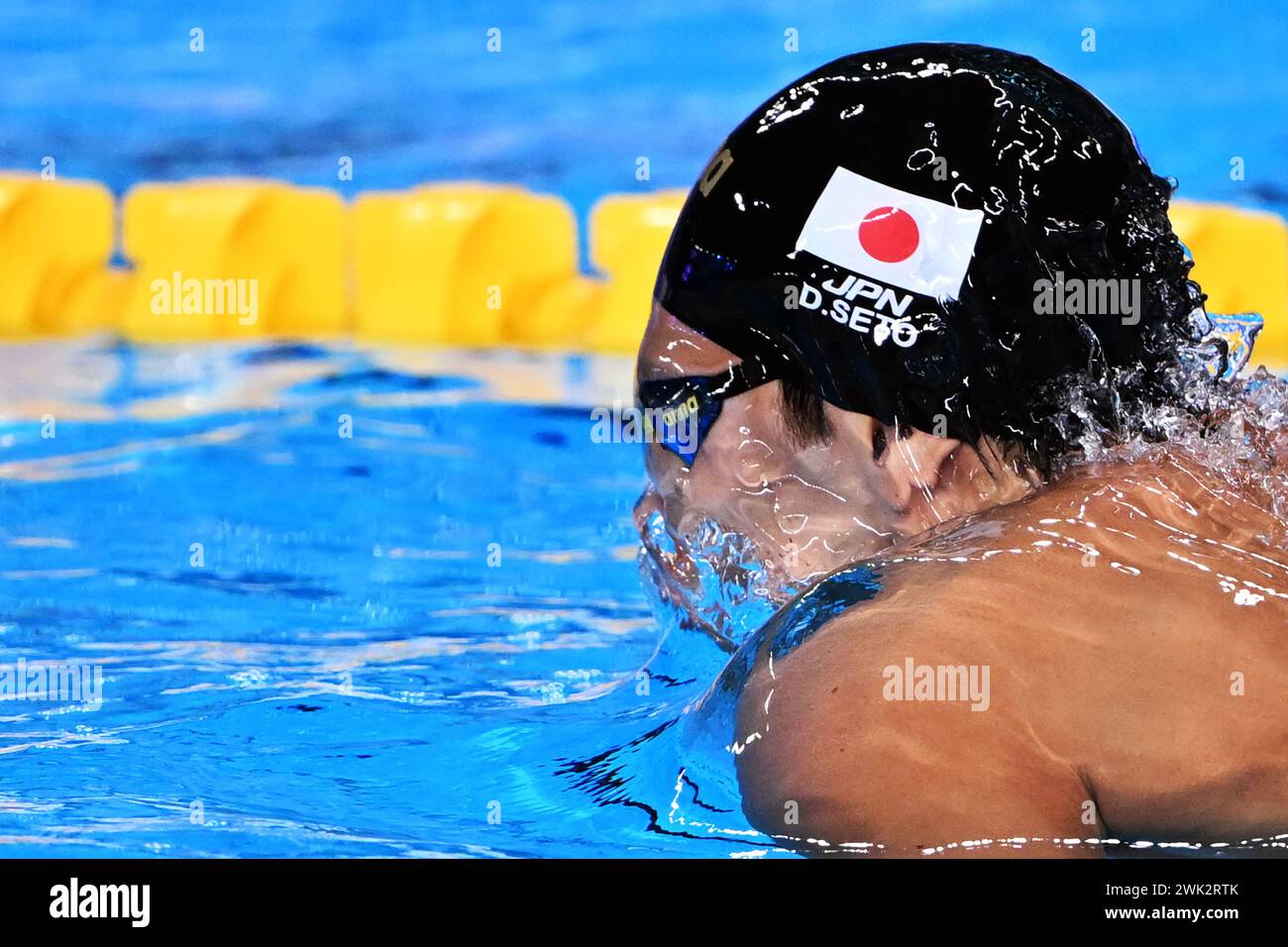 Doha, Qat. 18th Feb, 2024. Diana Seto from Japan at World Aquatics ...