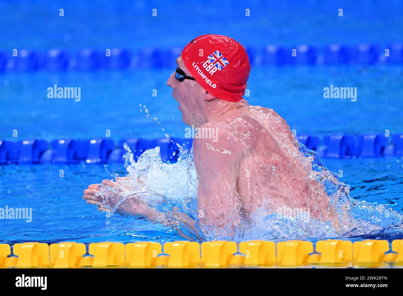 Doha, Qat. 18th Feb, 2024. Max Litchfield from Great Britain at World ...