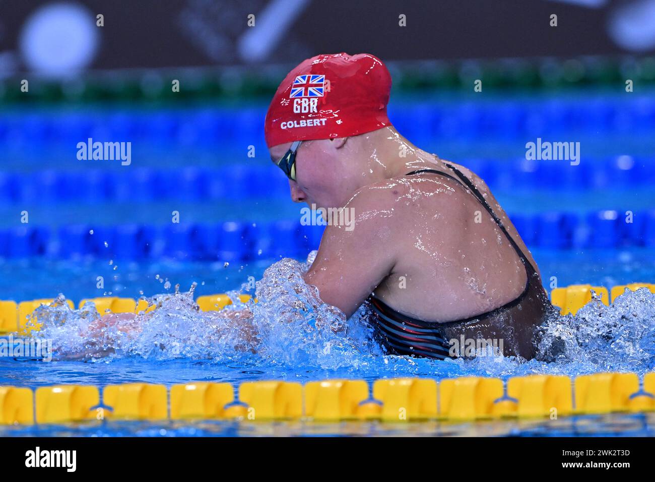 Doha, Qat. 18th Feb, 2024. Freya Colbert from Great Britain at World ...