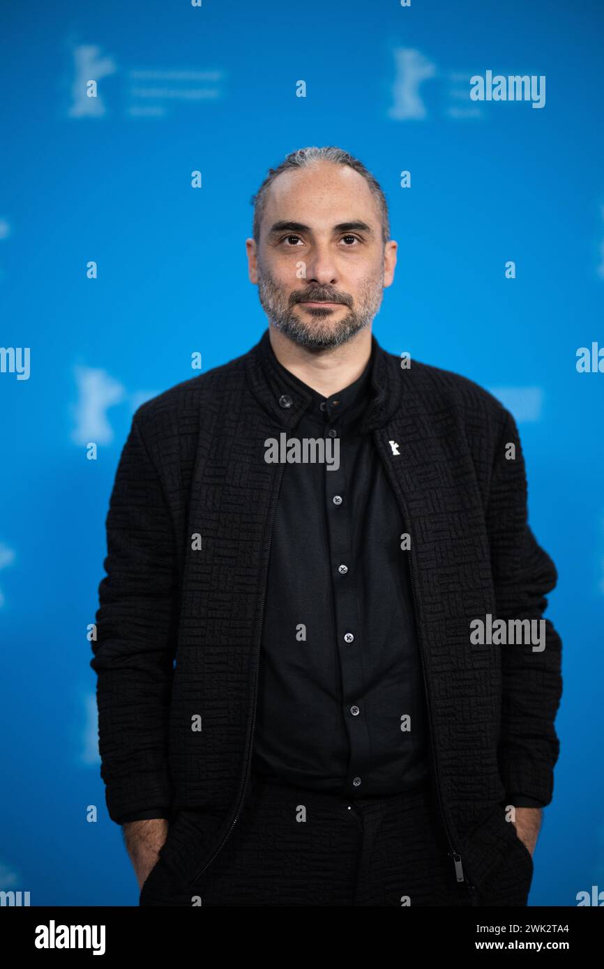 Berlin, Germany. 17th Feb, 2024. Director Piero Messina stands at the ...
