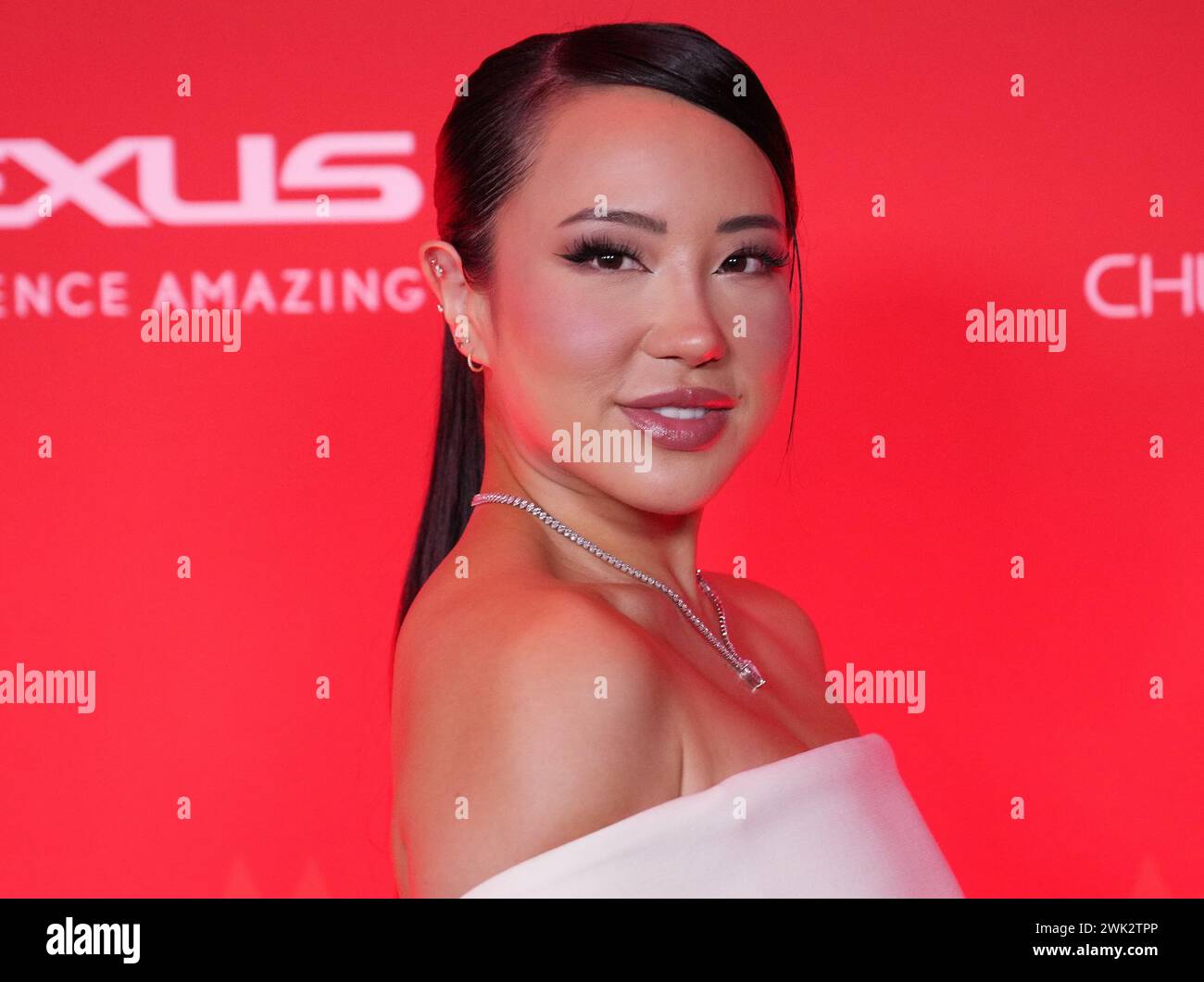 Los Angeles, USA. 17th Feb, 2024. Ashley Yi arrives at the 88rising's ...
