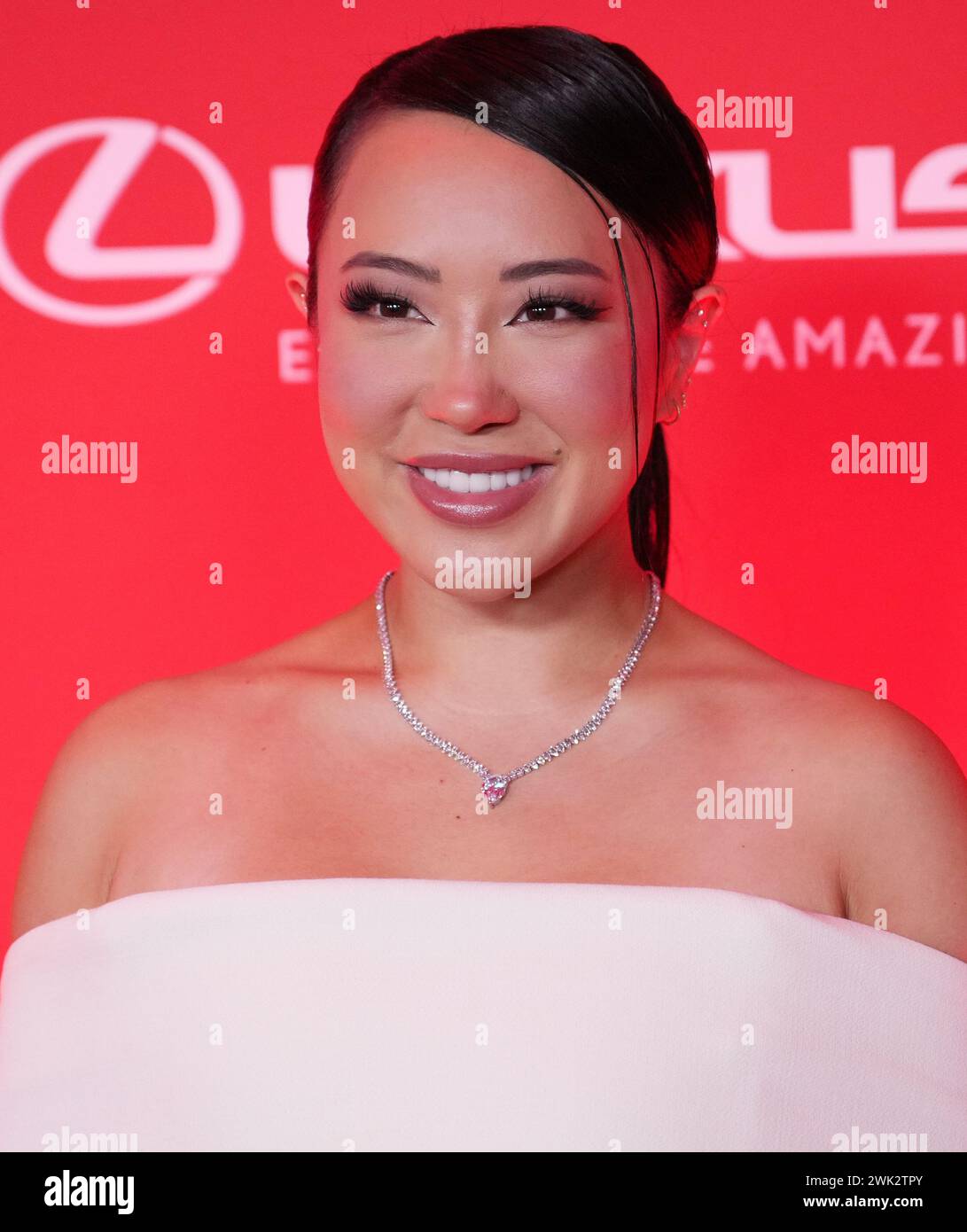 Los Angeles, USA. 17th Feb, 2024. Ashley Yi arrives at the 88rising's ...