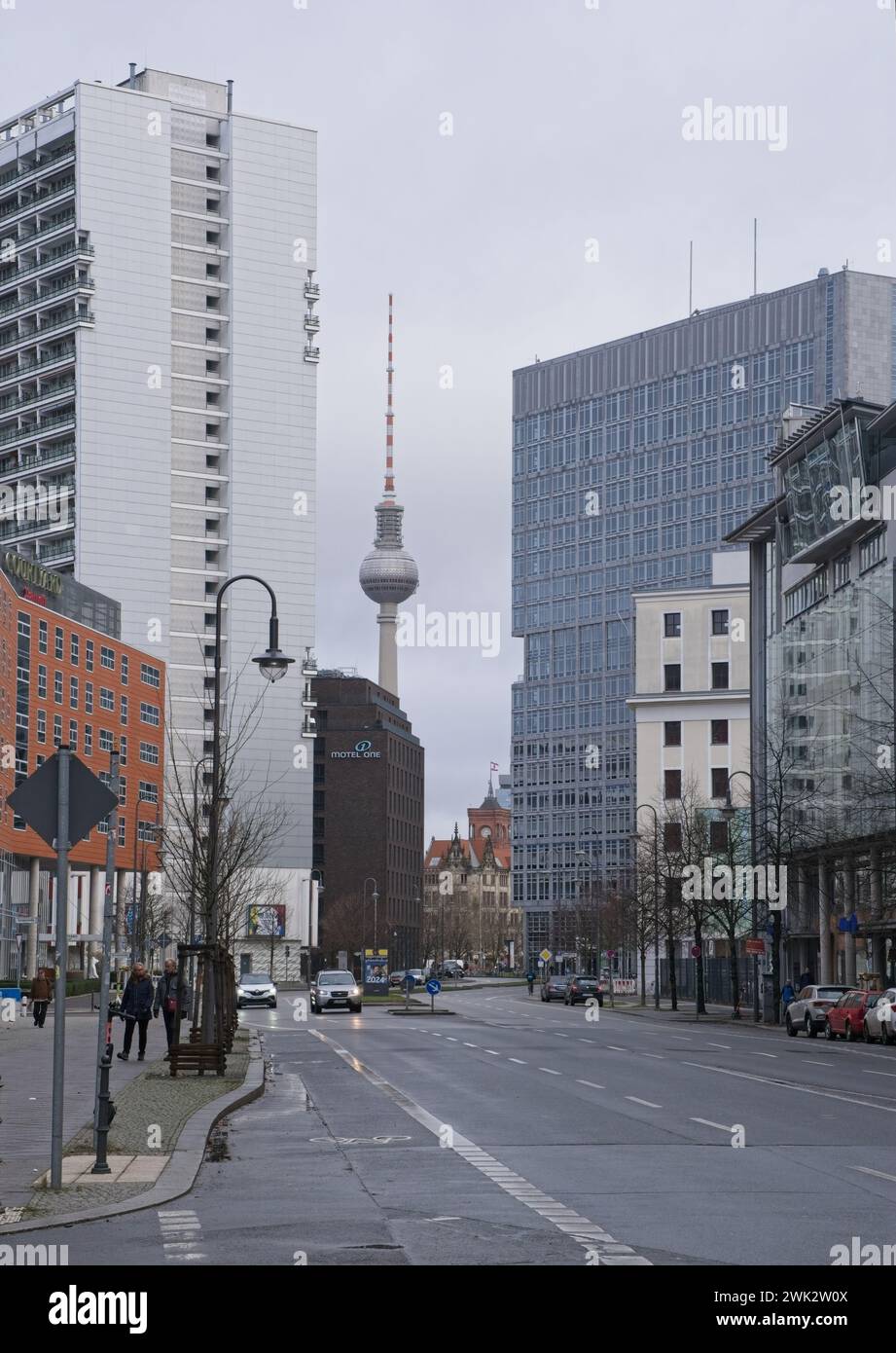 Berlin, Germany - Jan 14, 2024: People walking in Berlin on sunday ...