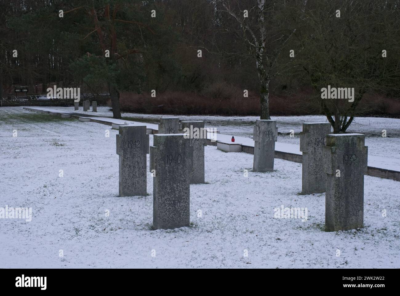 Neubrandenburg, Germany - Jan 15, 2024: Stalag II A prisoners camp ...