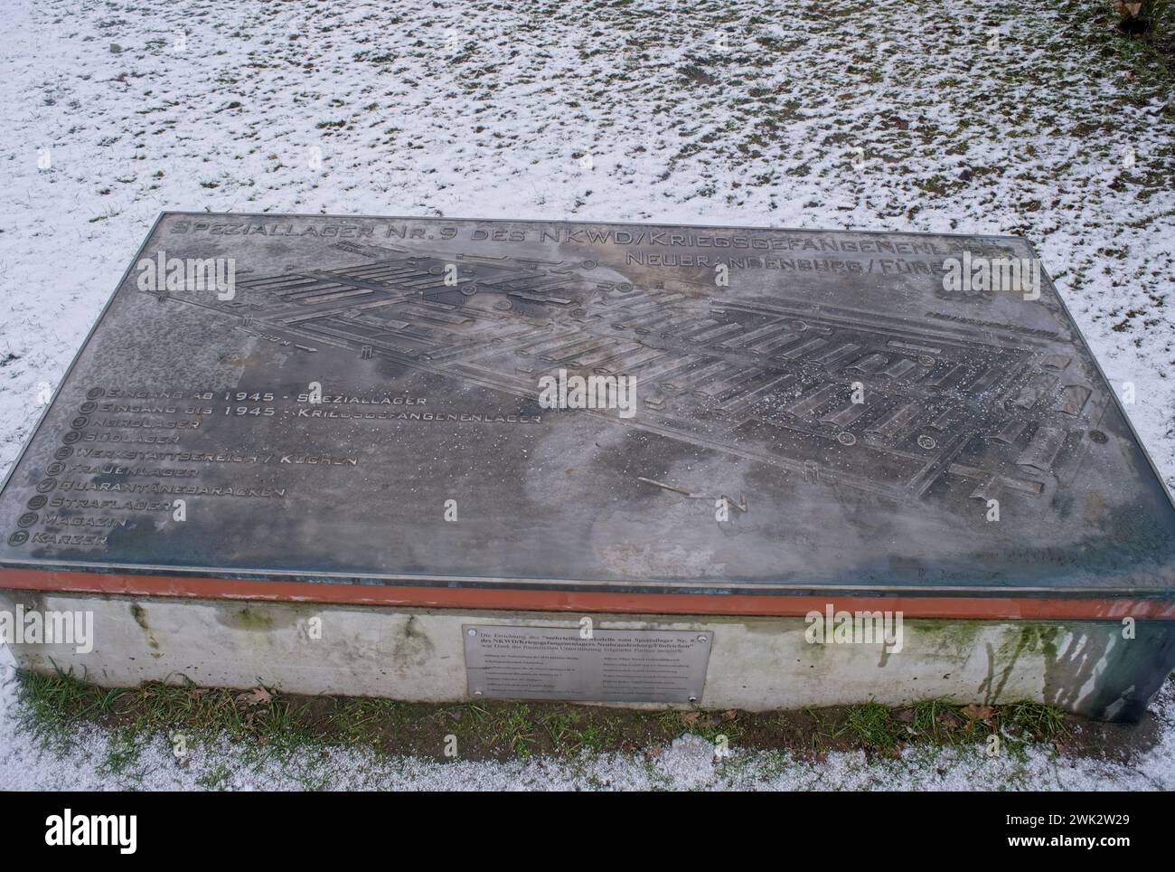Neubrandenburg, Germany - Jan 15, 2024: Stalag II A prisoners camp ...