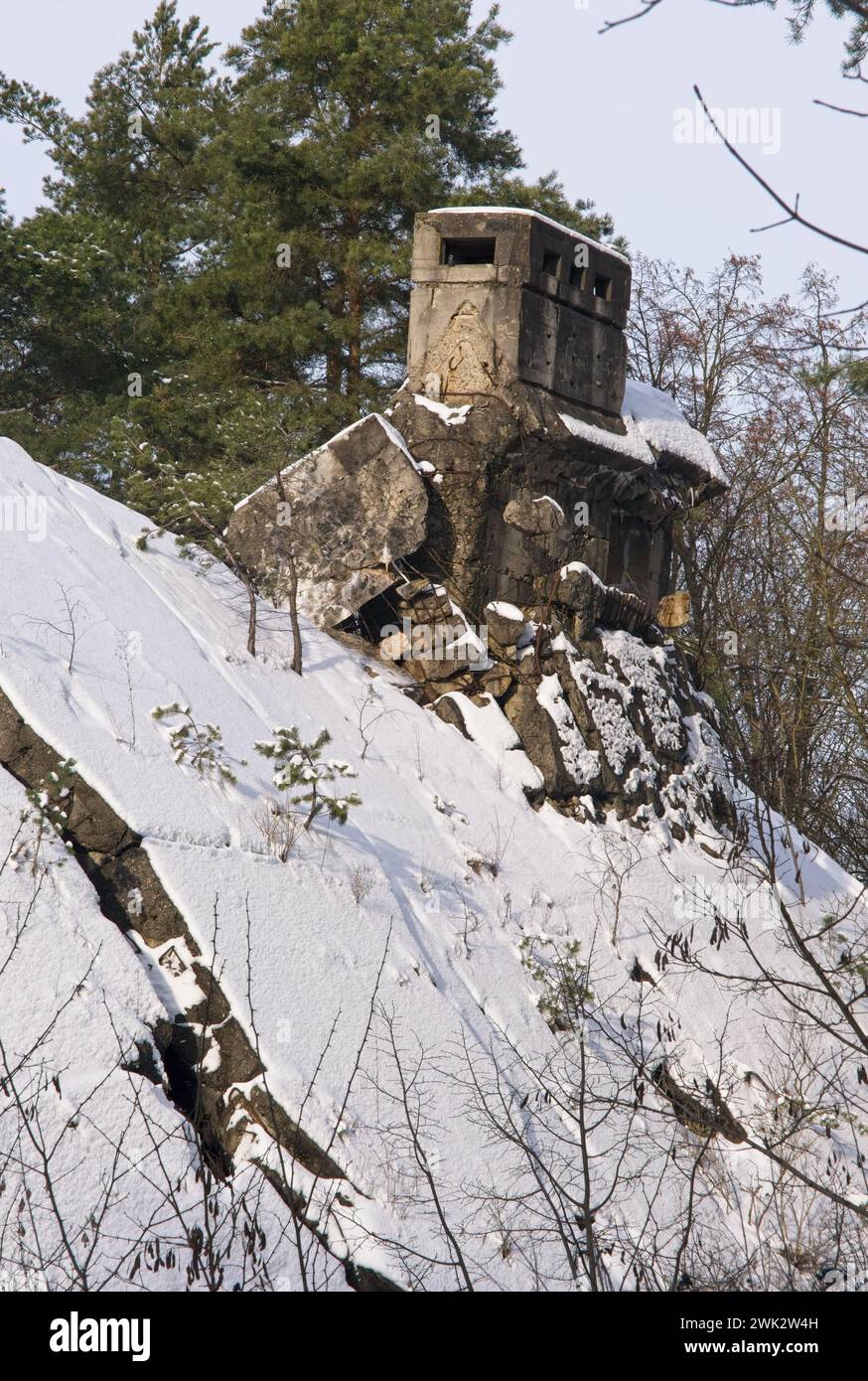Zossen, Germany - Jan 20, 2024: Bunker Zeppelin and Maybach in Wunsdorf ...