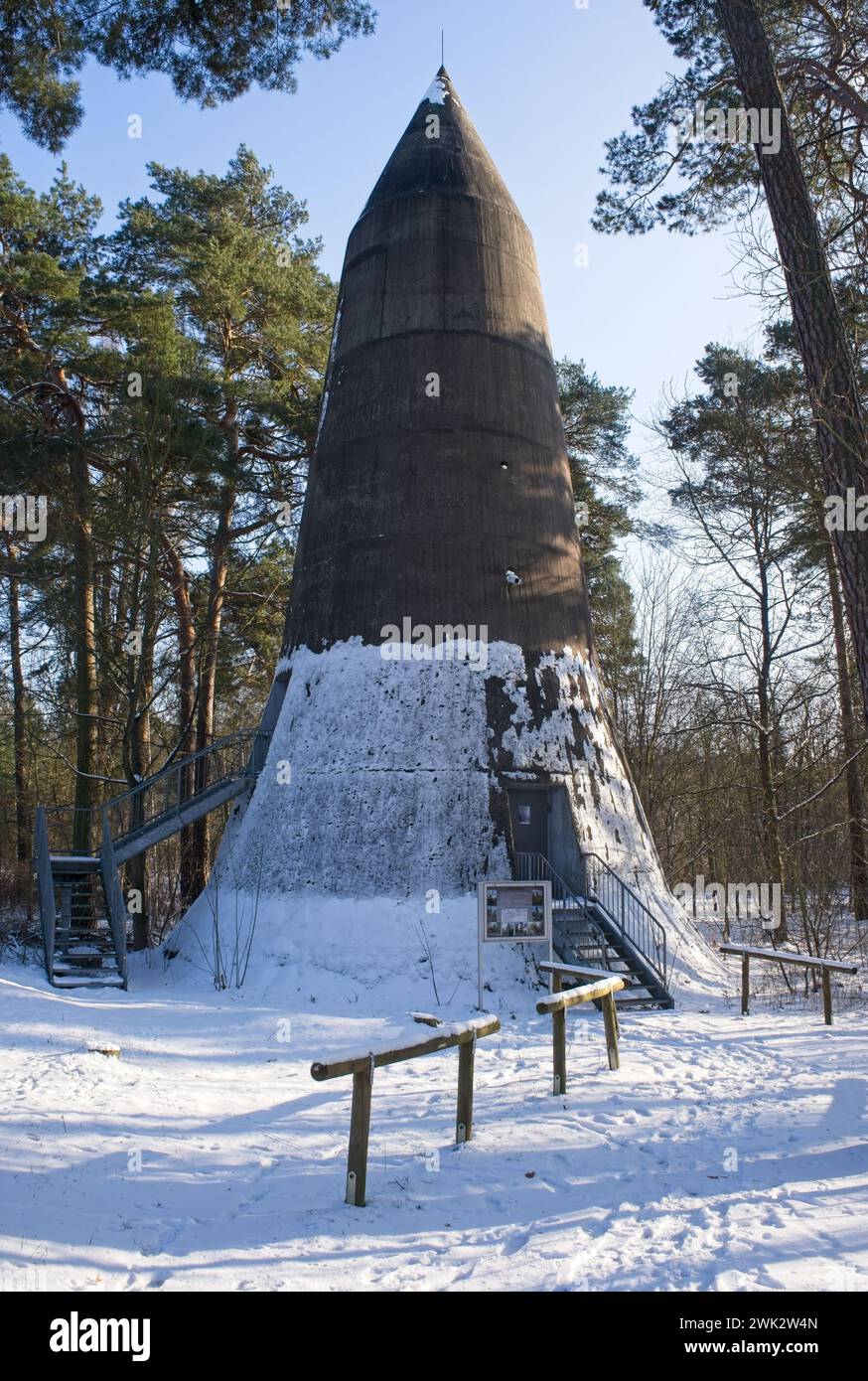 Zossen, Germany - Jan 20, 2024: Bunker Zeppelin and Maybach in Wunsdorf ...