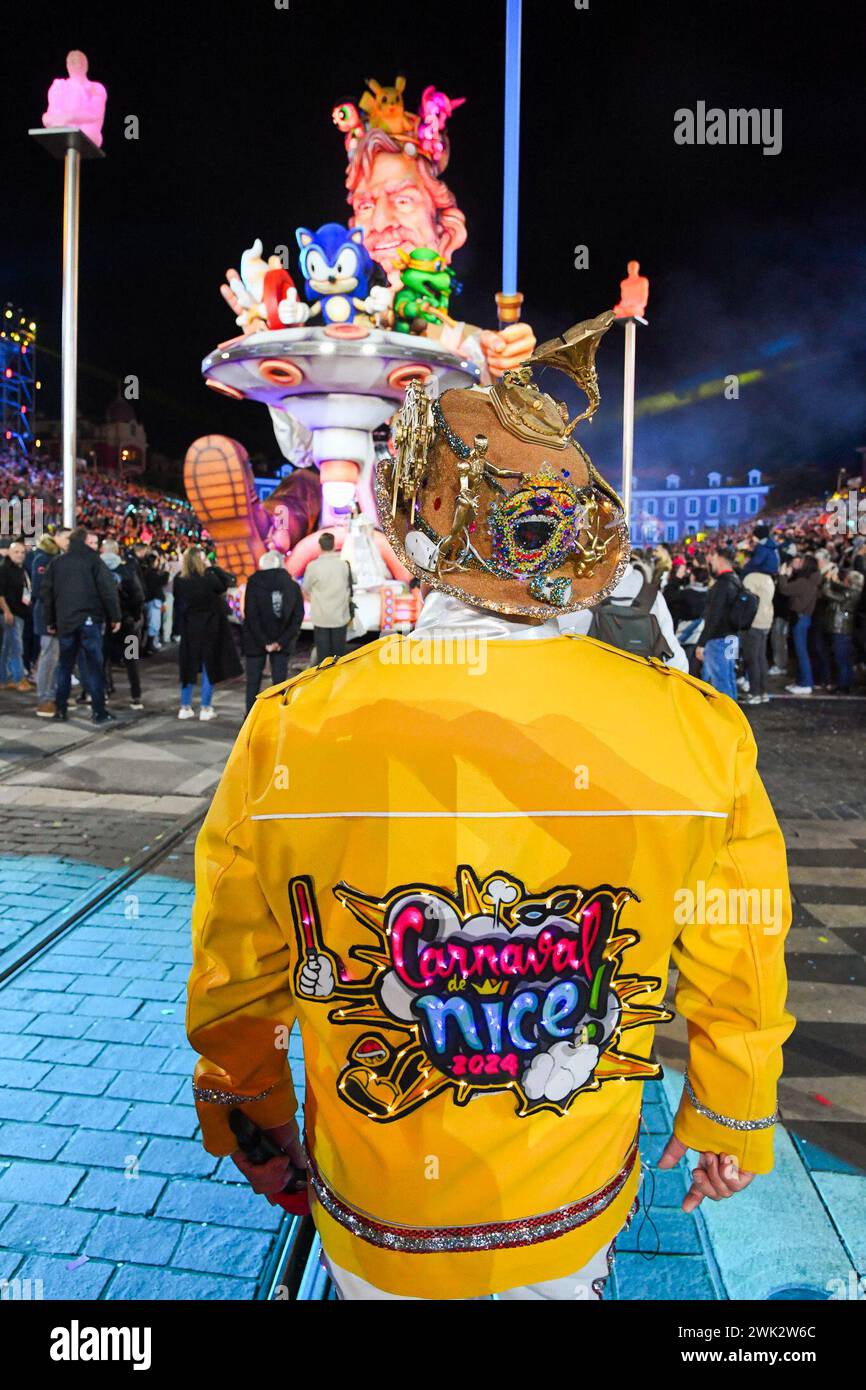 Nice Carnival 2024 first night show, in Nice, France, on February 17 ...