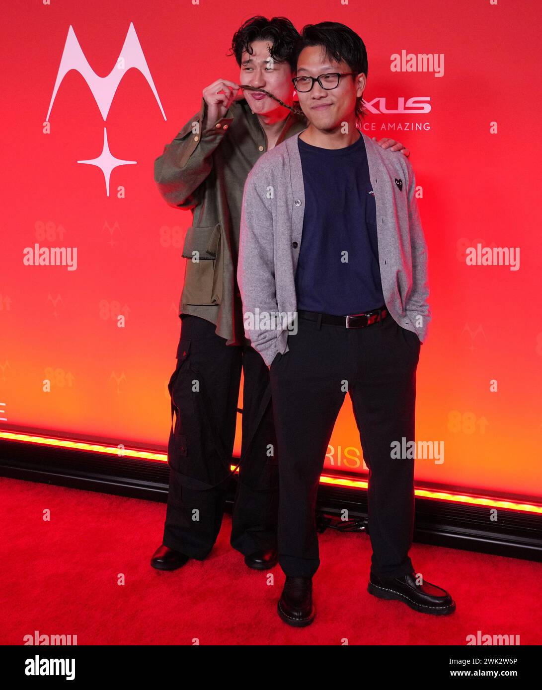 Los Angeles, USA. 17th Feb, 2024. (L-R) Sam Li and Joon Lee at the ...