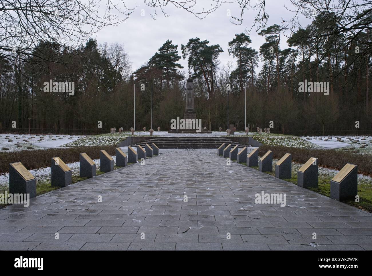 Stahnsdorf, Germany - Jan 22, 2024: This Italian Military Cemetery ...