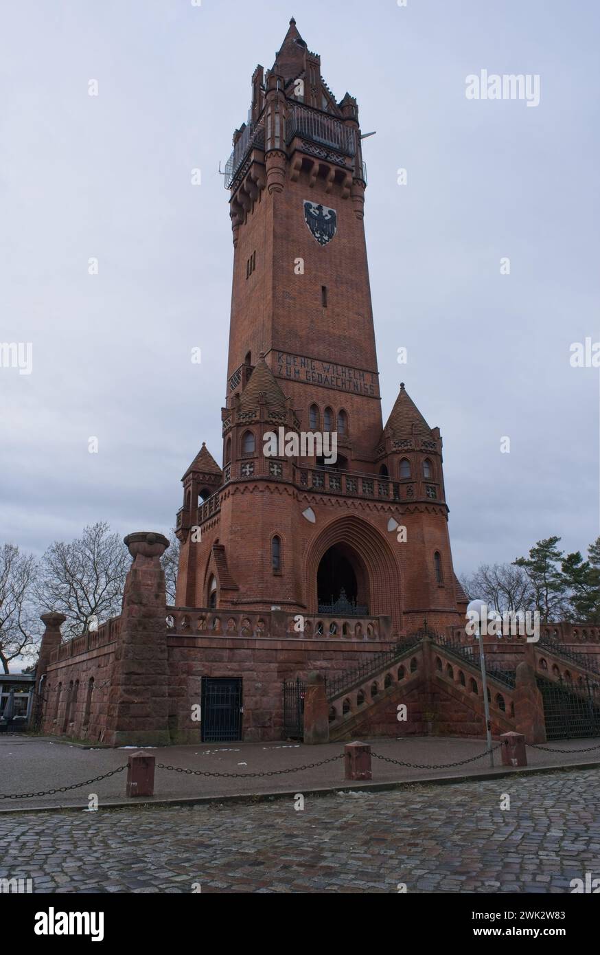 Berlin, Germany - Jan 22, 2024: Grunewald Tower in Berlin. Also know as ...
