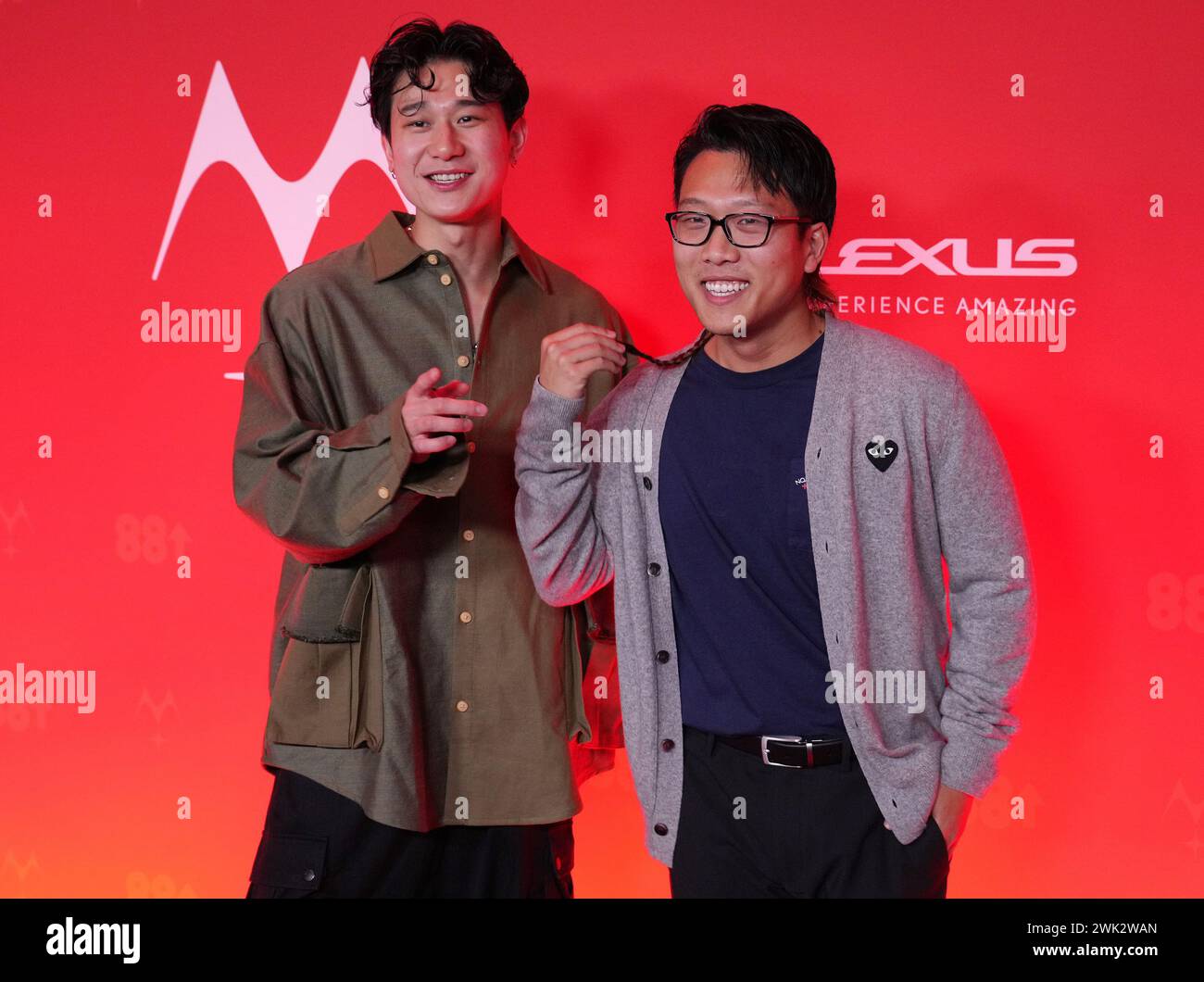 Los Angeles, USA. 17th Feb, 2024. (L-R) Sam Li and Joon Lee at the ...