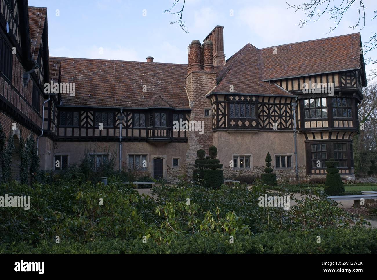 Potsdam, Germany - Jan 23, 2024: In Cecilienhof palace was held the ...