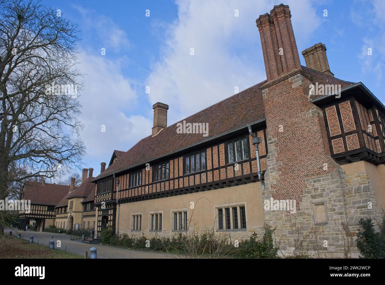 Potsdam, Germany - Jan 23, 2024: In Cecilienhof palace was held the ...