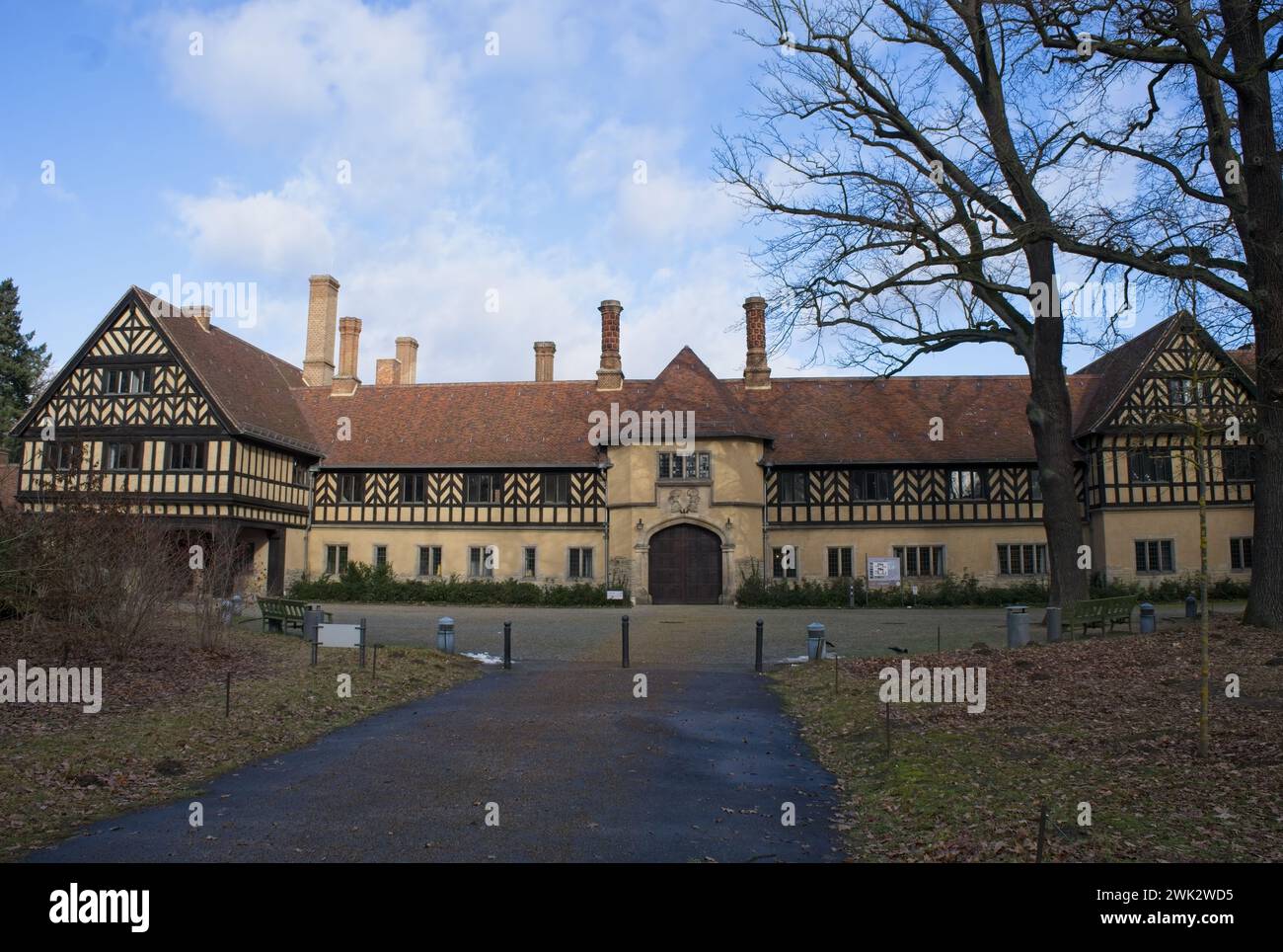 Potsdam, Germany - Jan 23, 2024: In Cecilienhof palace was held the ...