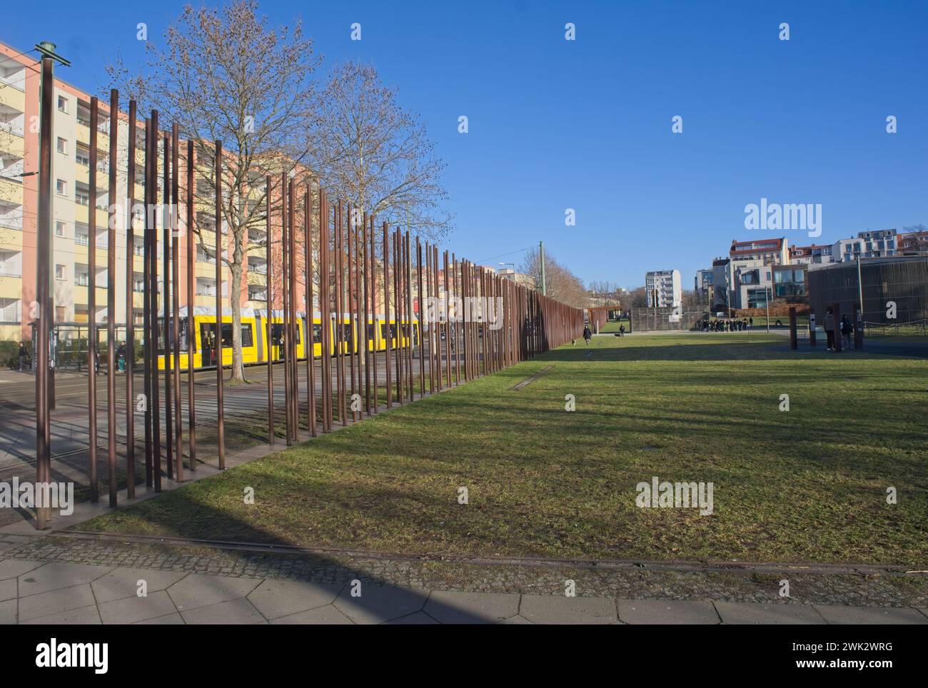 Berlin, Germany - Jan 28, 2024: Bernauer Strasse. The Berlin Wall ...