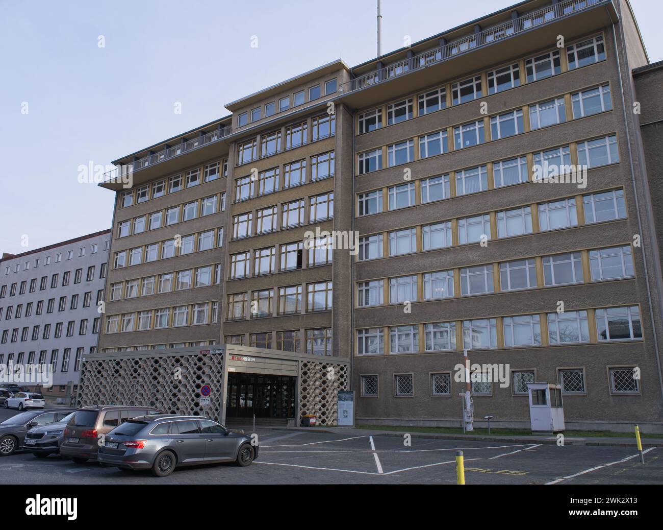 Berlin, Germany - Jan 30, 2024: Stasi quartier, museum, memorial and ...